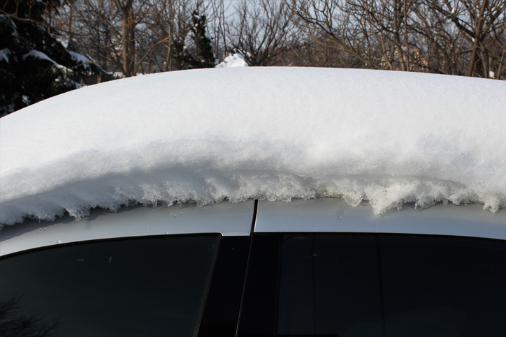 What Should I Do If I Was Struck By Snow While Driving?